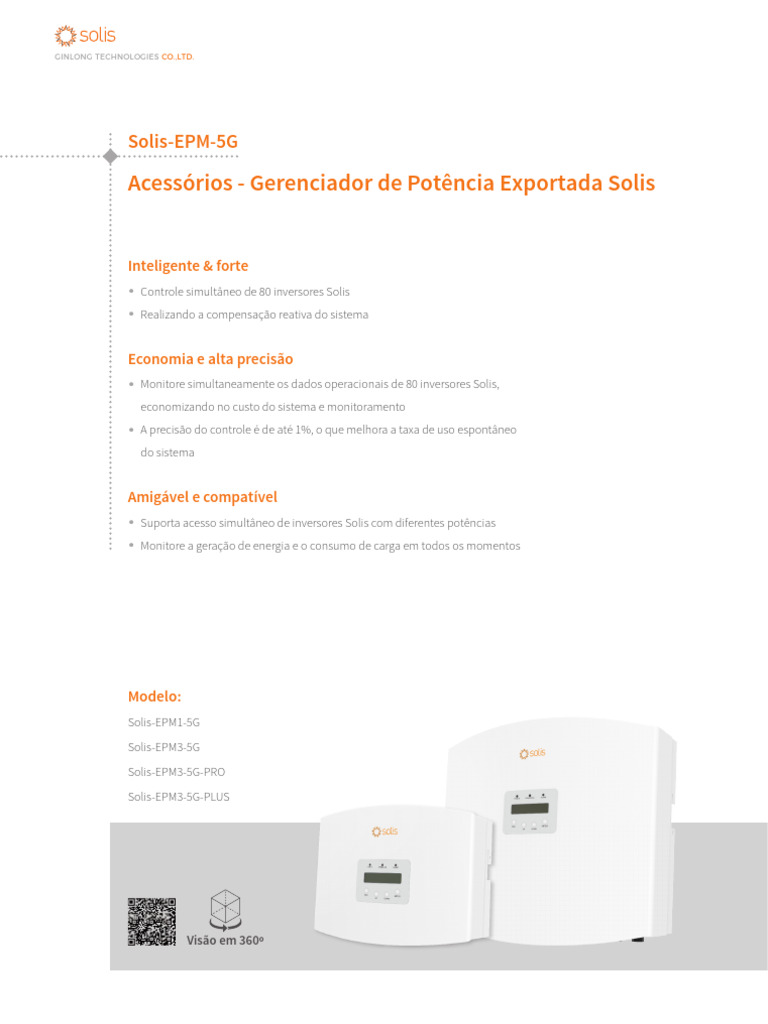 Gerenciador Solis-EPM-5G: Controle e Monitoramento de Inversores | PDF ...
