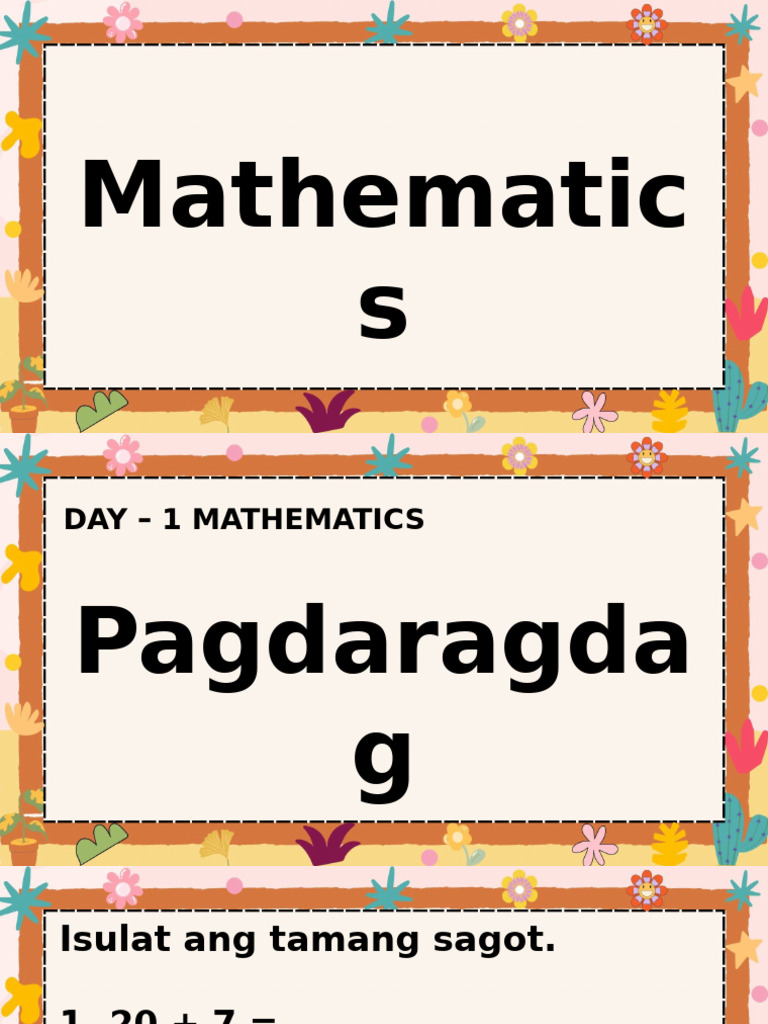 Mathematics Week 7 Q 2 | PDF
