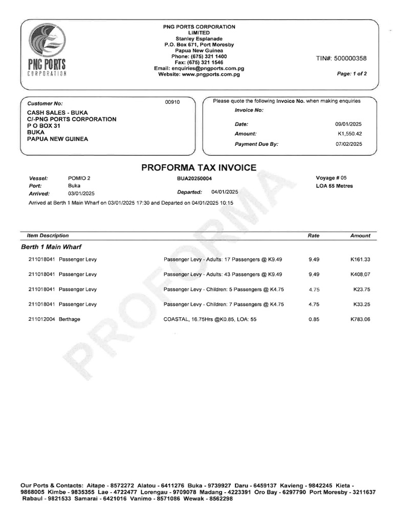 Proforma Invoice | PDF