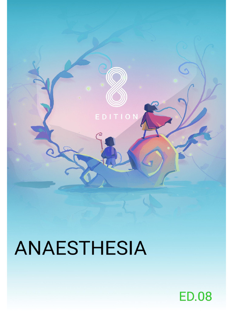 Anesthesia E8 Marrow Notes | PDF