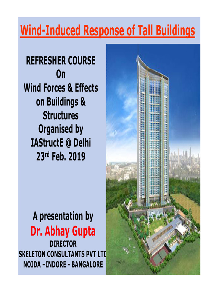 Wind Effects on Tall Building Design | PDF | Vortices | Turbulence