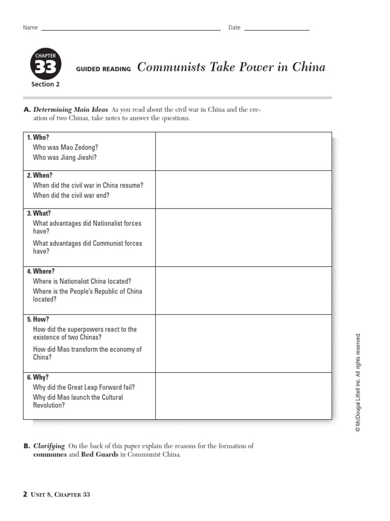 In Depth Resources Assignment | PDF | Chinese Civil War | Mao Zedong