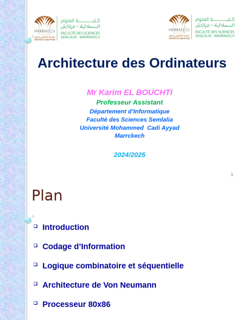 Cours Complet Final06102024 | PDF | Langage de programmation | Microprocesseur