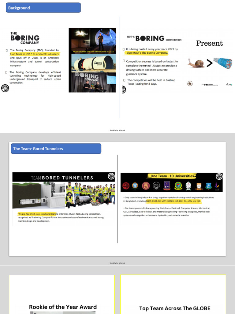 Bored Tunnelers | PDF
