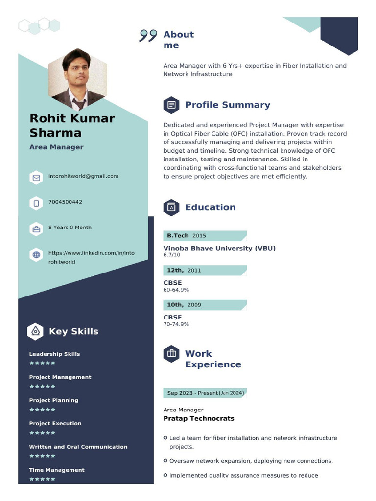Rohit Kumar Sharma Resume | PDF