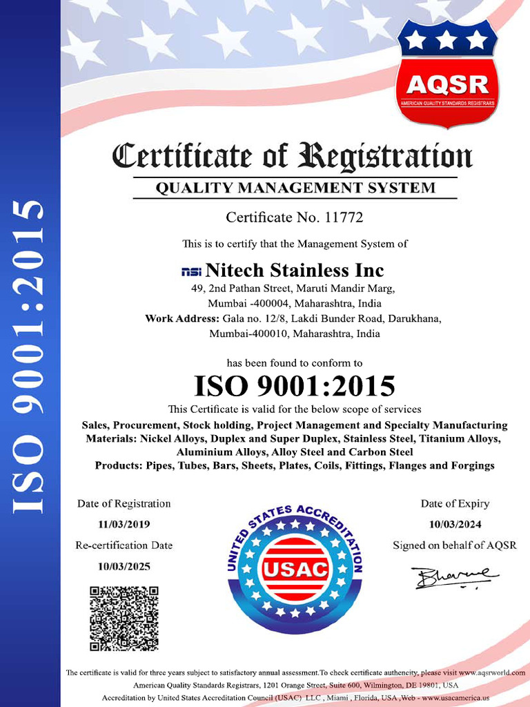 Item Sr. No. - 15 - ISO 9001 | PDF