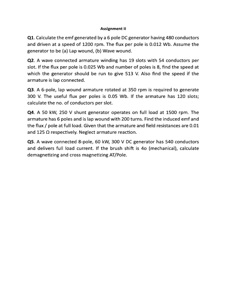 EM UNIT-2 Assignment | PDF