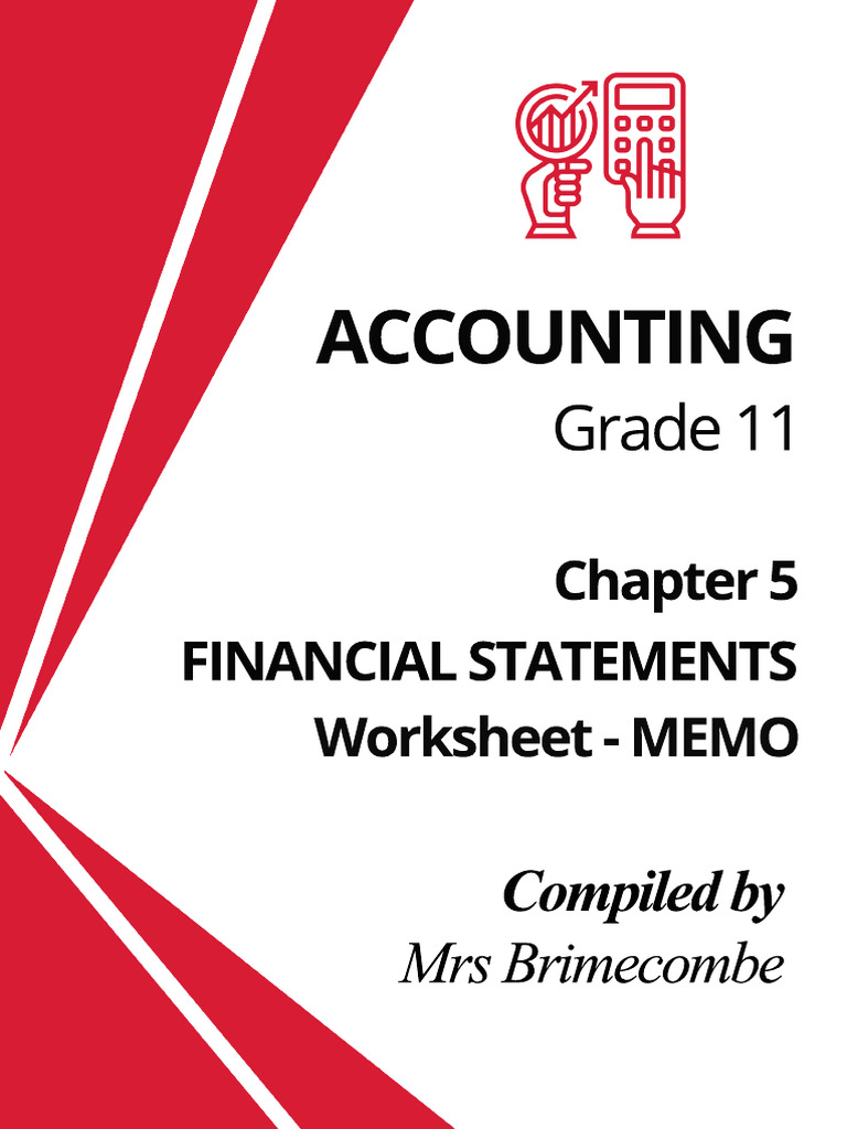 Gr11 FinancialStatements MEMO | PDF | Depreciation | Book Value