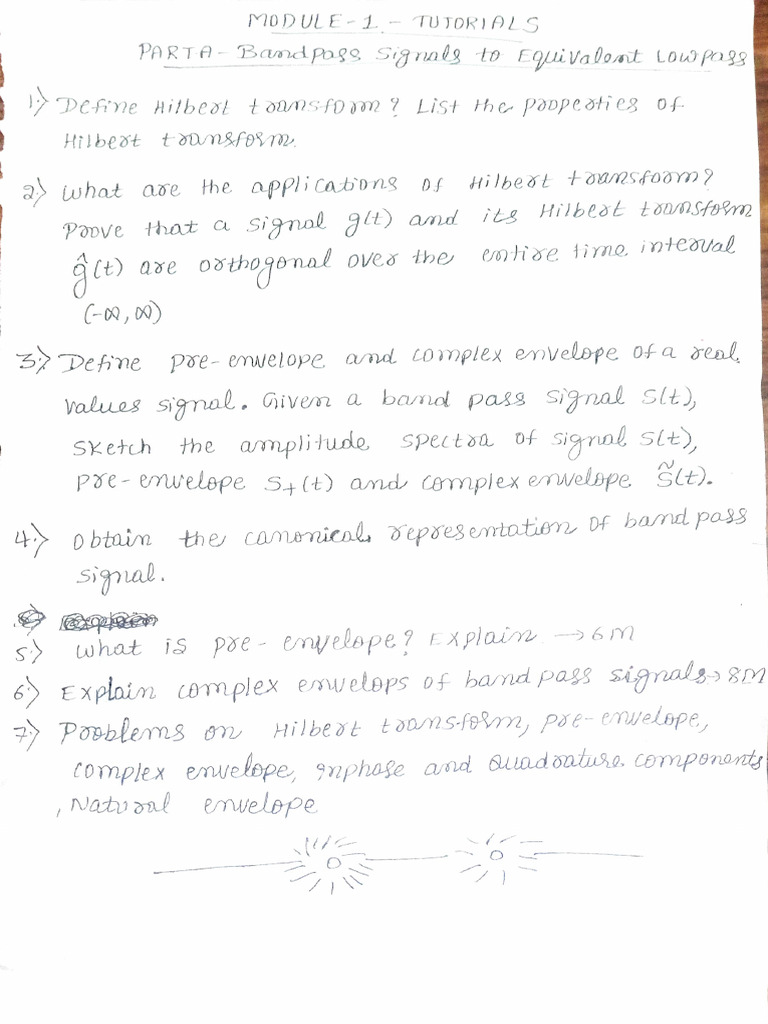 Module 1 Important Questions | PDF