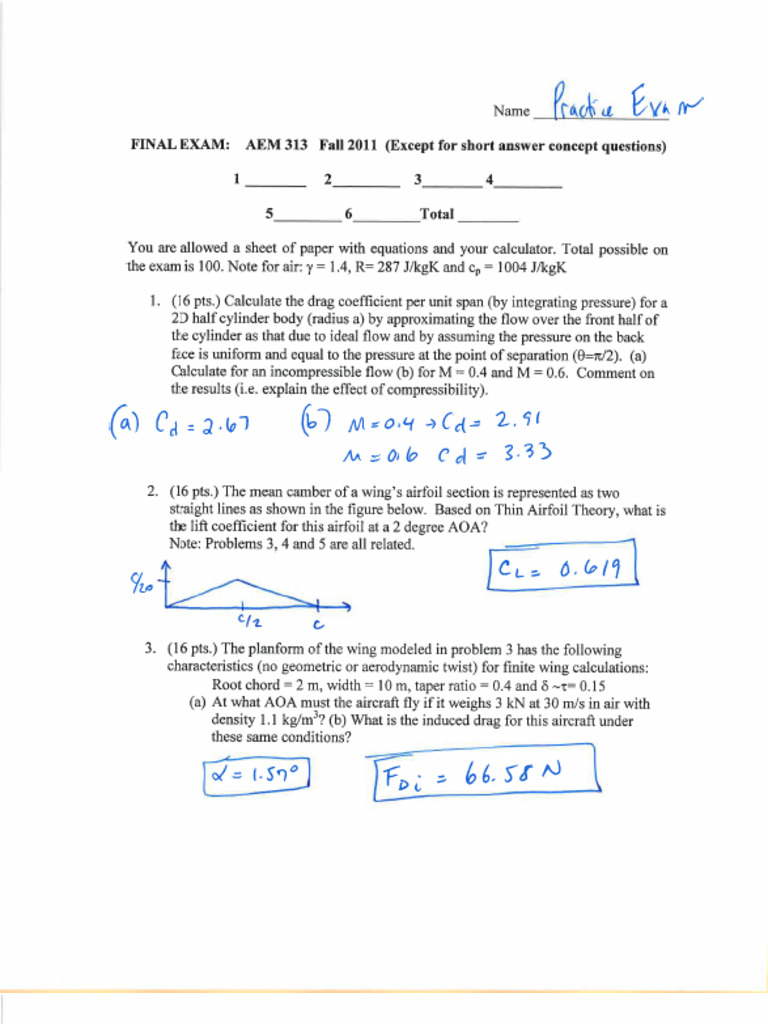 AEM 313 Practice Final | PDF
