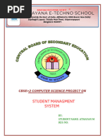 Computer Project Front Page | PDF