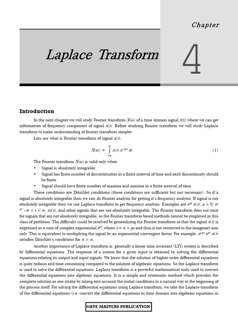 5. Laplace transform final | PDF | Laplace Transform | Fourier Transform