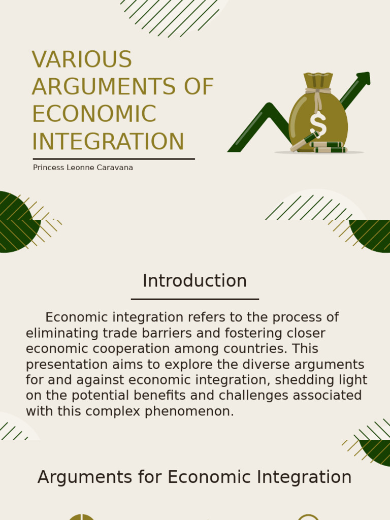 Arguments On Economic Intergration | PDF
