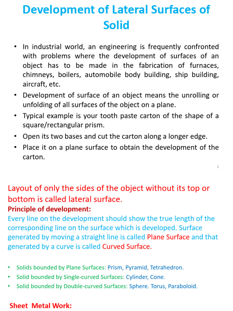 Development of Surface PPT_Class_F.Y.B.Tech_ Sub_EGD, SEm-II_Acad Year ...