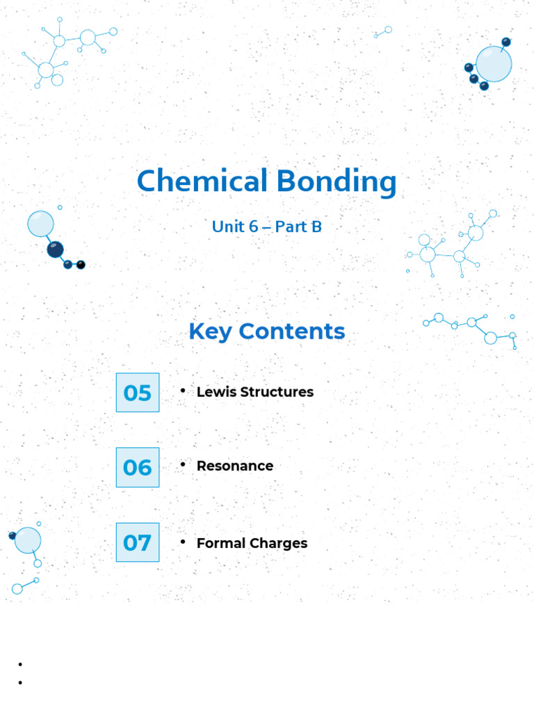 Chemical Bonds Complete Notes (A24) Part B | PDF | Covalent Bond ...