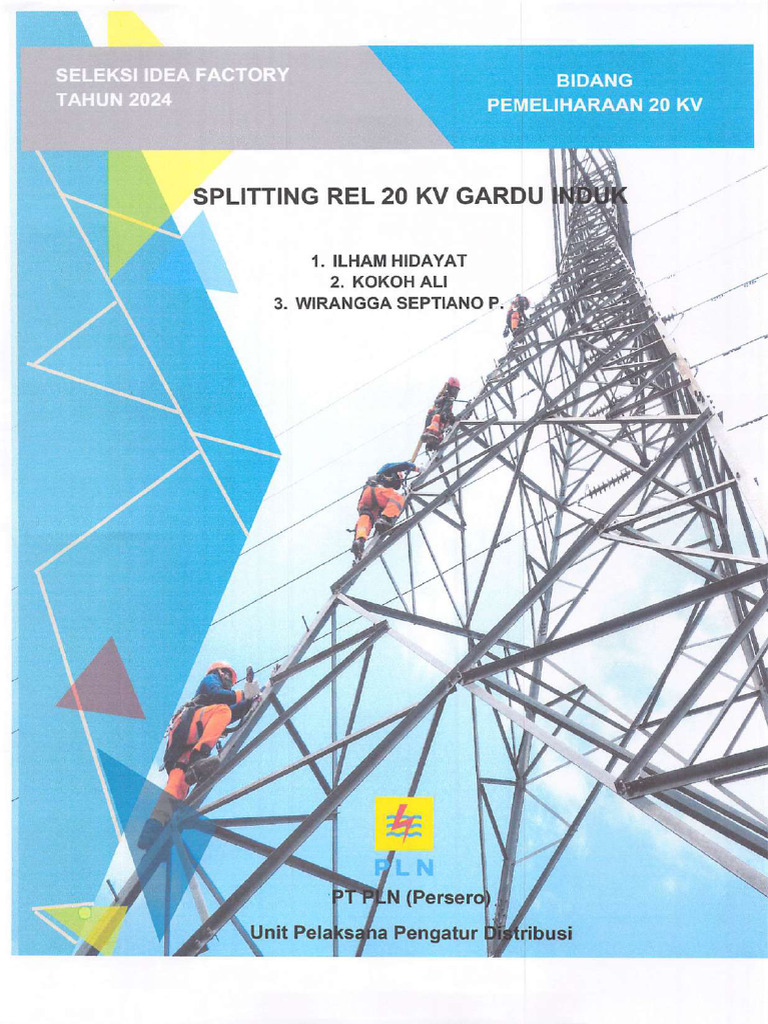 Splitting Rel 20kV Gardu Induk_31639 | PDF