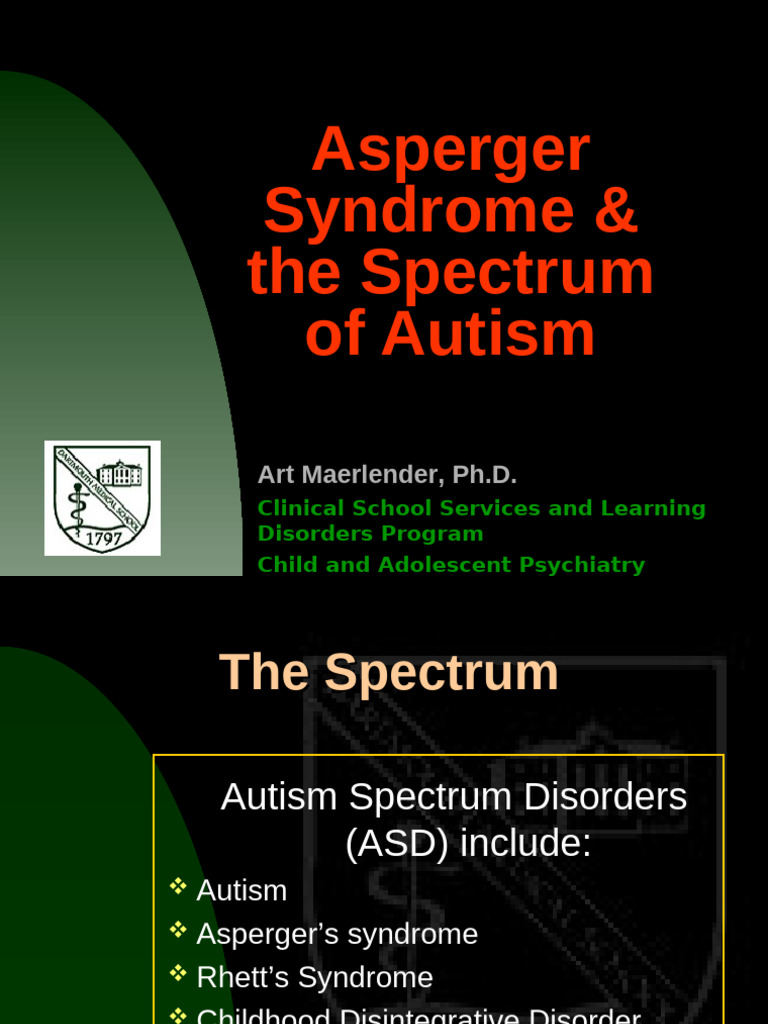 Asperger Syndrome and Autism Spectrum Overview | PDF | Autism Spectrum ...
