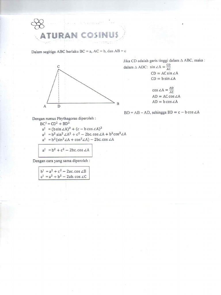 Aturan Cosinus-1-2 | PDF