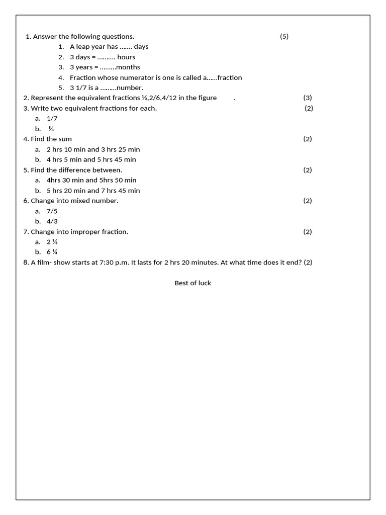 Maths 24 | PDF