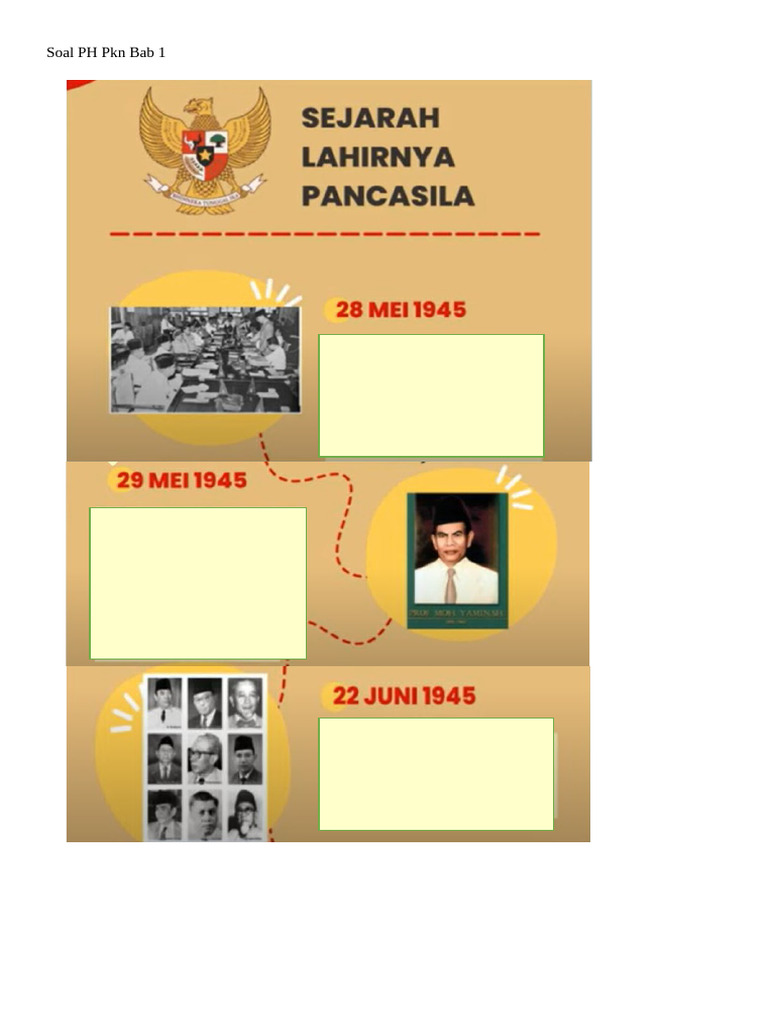 soal PH Pkn Bab 1 | PDF