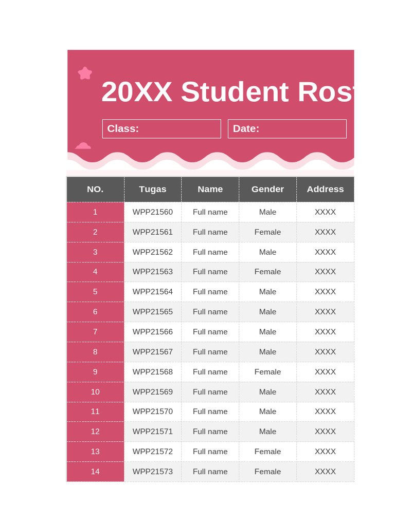 Student Roster Template1 | PDF | Computing | Computer Science