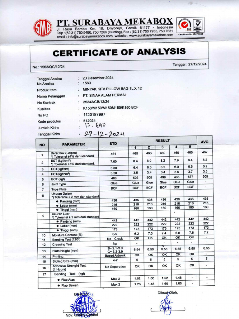 La24.088 Coa SBM | PDF