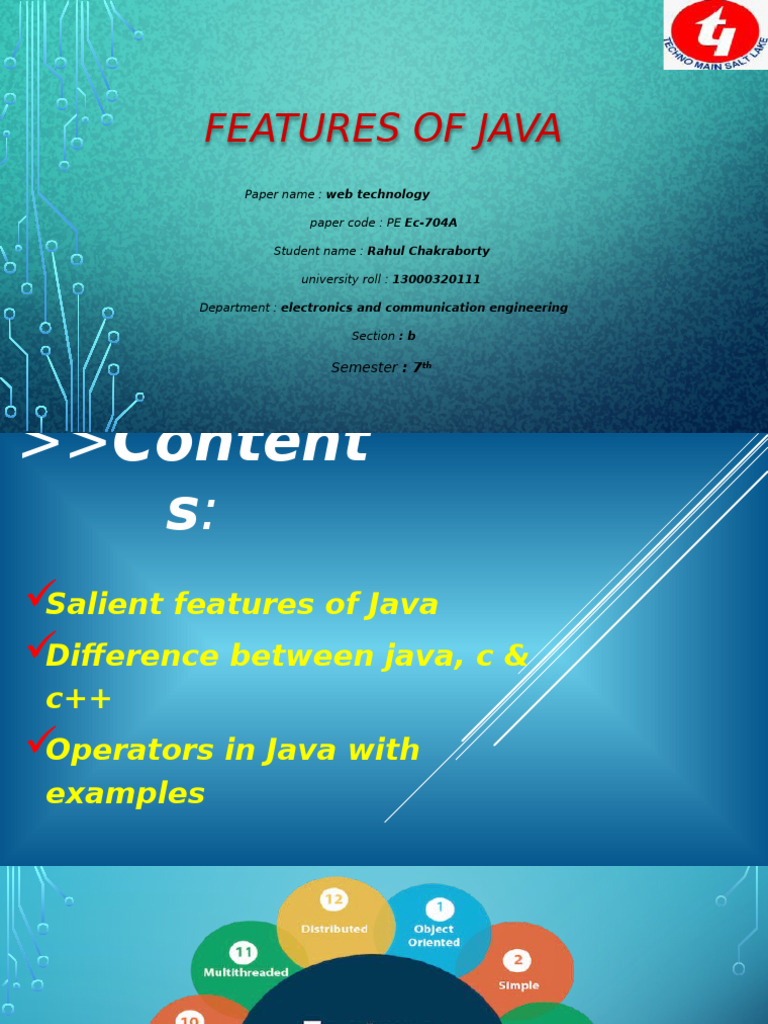 Rahul - Chakraborty - OE EC-704A | PDF | Java (Programming Language) | Computer Programming