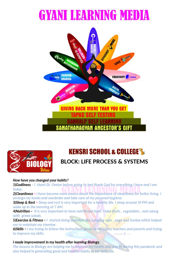 Jeevitha Biology OUTCOME | PDF | Plants | Natural Environment