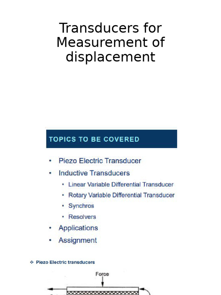 Transducers-for-displacement-Lecture-2 | PDF