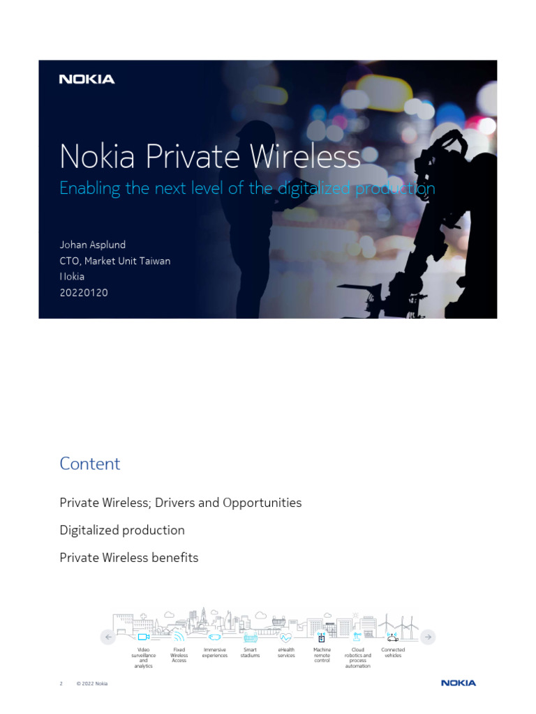 Nokia Private Wireless - Johan - Nokia | PDF | Automation | Computer ...