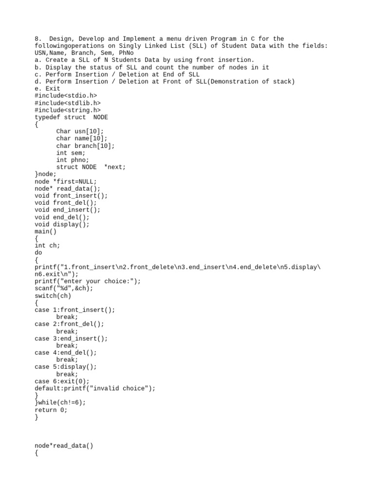 PROG 8 DSA | PDF | Object Oriented Programming | Programming Paradigms PROG 8 DSA | PDF | Object Oriented Programming | Programming Paradigms