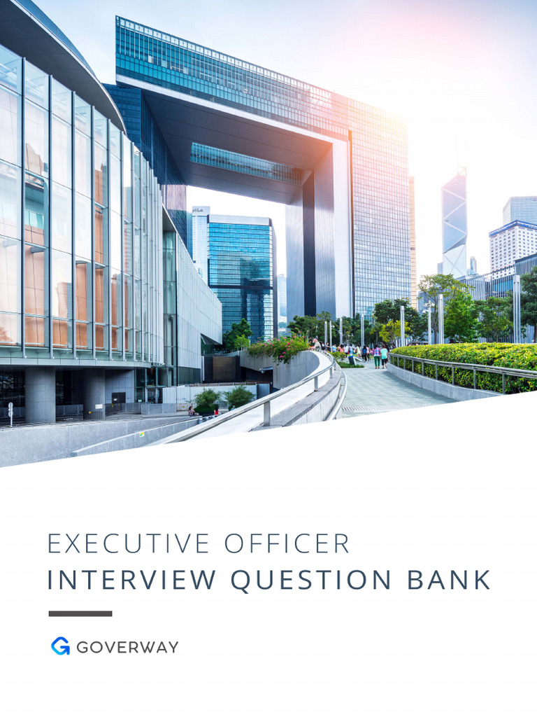 Eo Interview Question Bank Sample | PDF