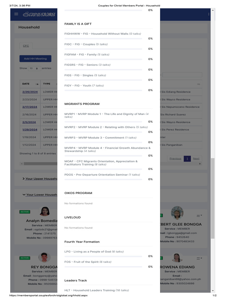 Bongga - Formation Record 3 | PDF | Religious Organizations | Catholic ...