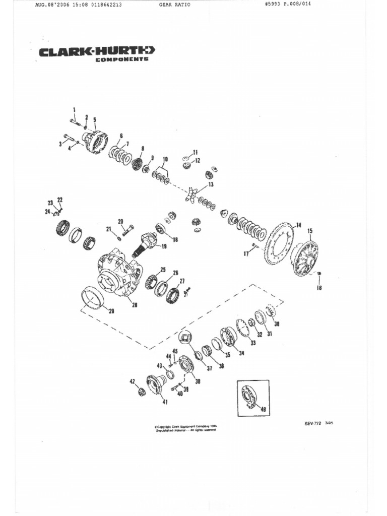 TM014 Clark Axle 14D2149 Pics | PDF