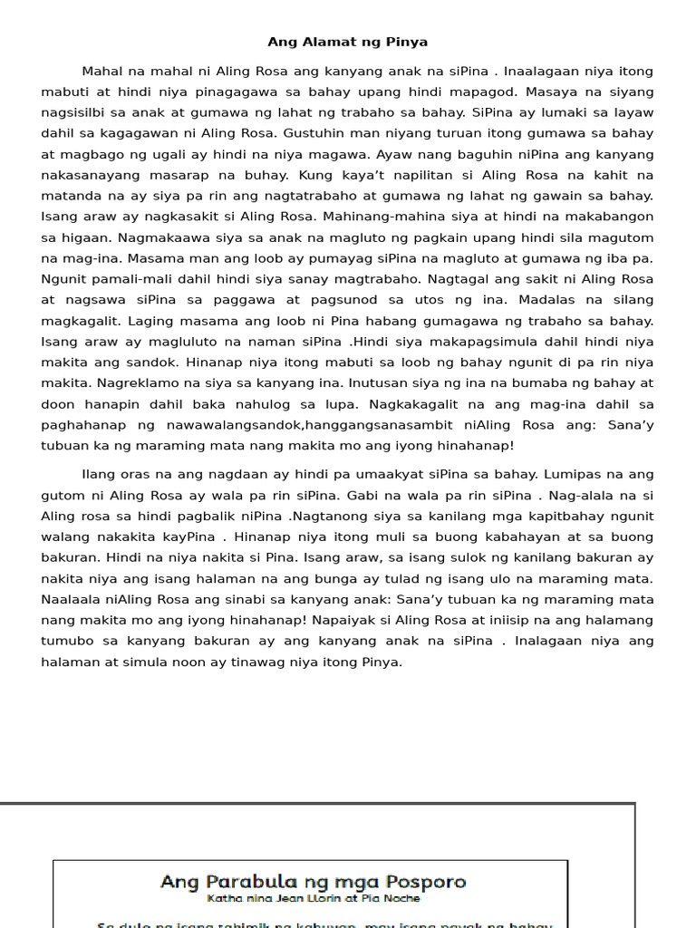 Stories in Filipino | PDF