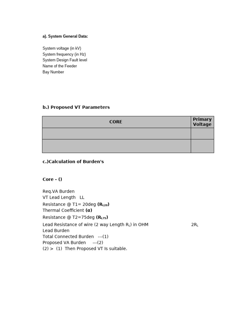 VT CALC | PDF
