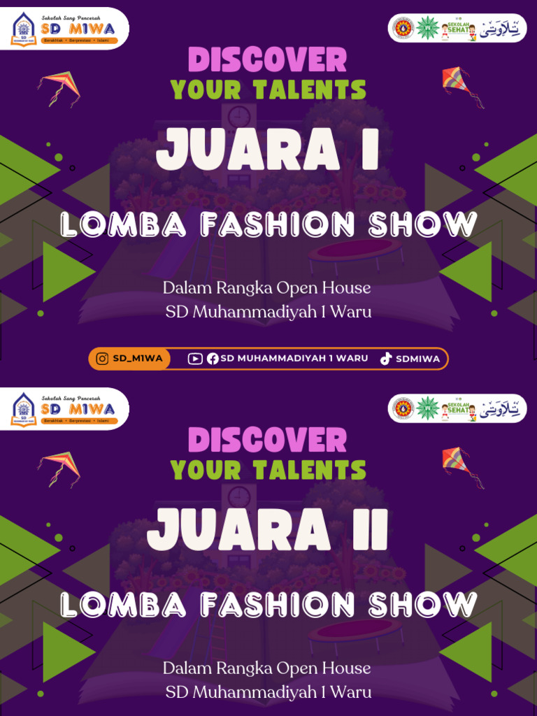 Juara Lomba Open House SDM1W | PDF