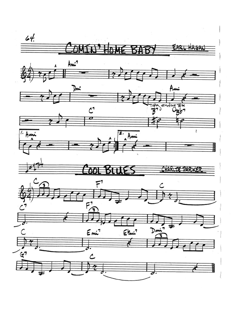 Comin' Home Baby-Real Book Volume 2 - Bbstimme | PDF