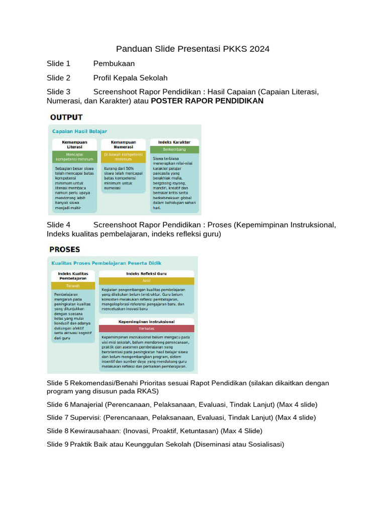 Panduan Slide Presentasi PKKS OK | PDF