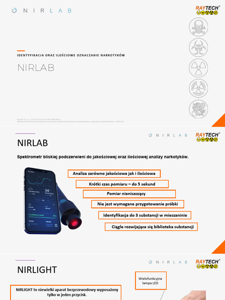 NIRLAB Raytech | PDF