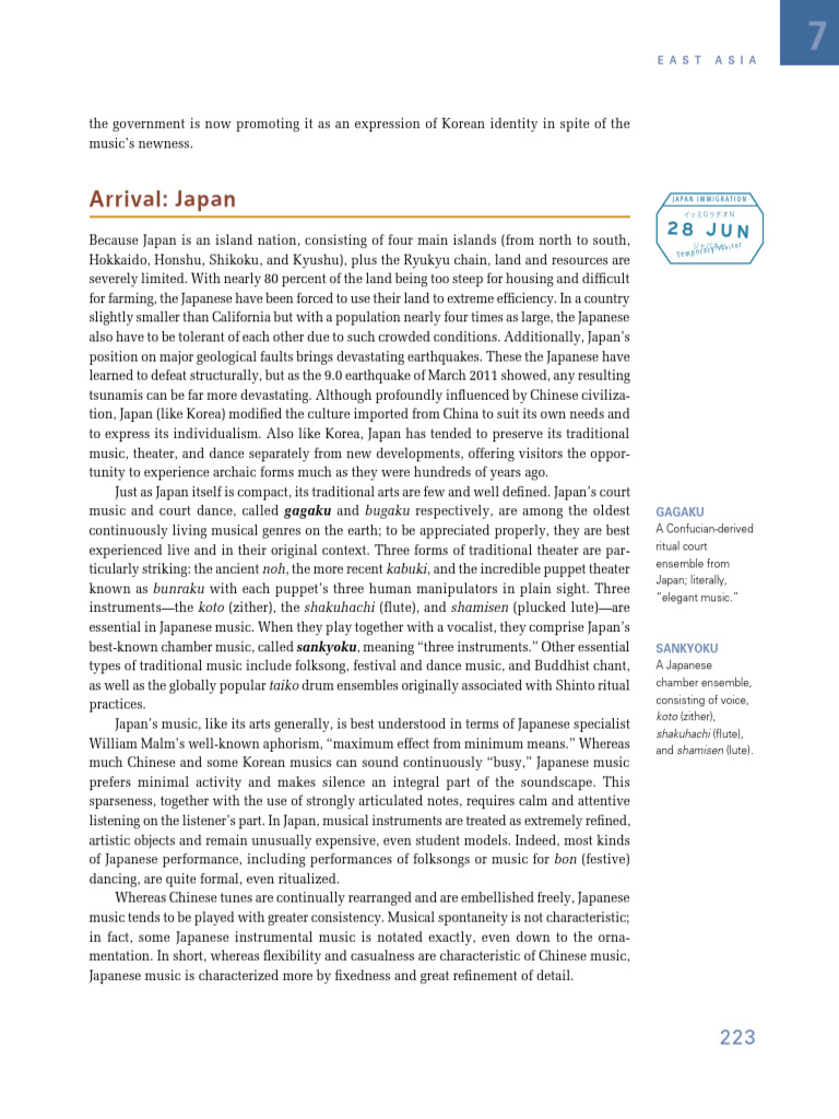 World Music Notes Japan | PDF | String Instruments | Zen
