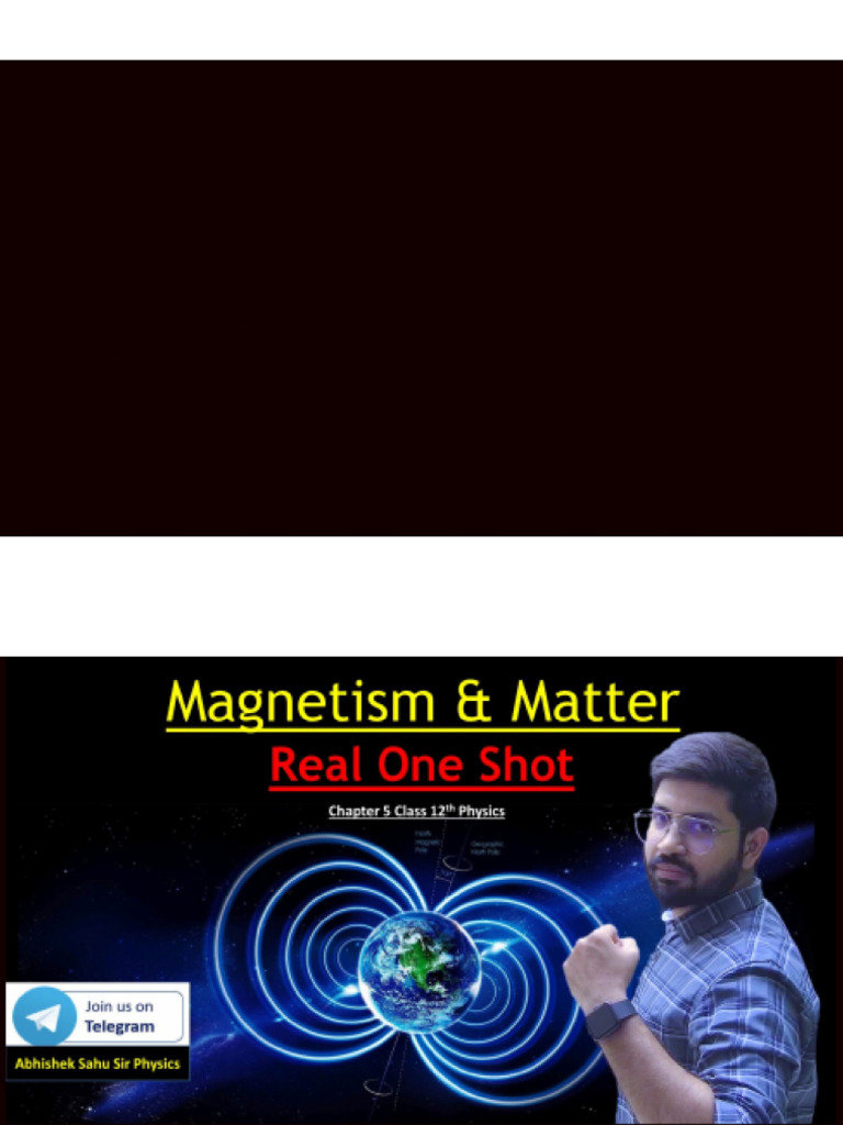 Chapter 5 Class 12 Magnetism and Matter PDF | PDF