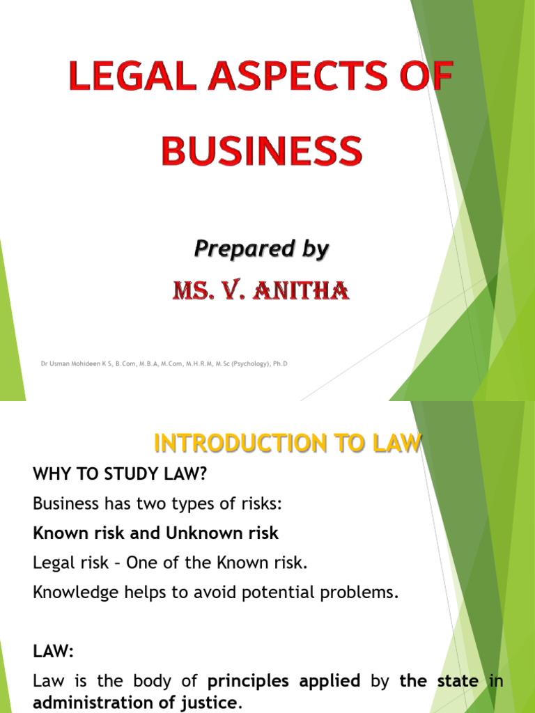 Introduction to Law and Contracts | PDF | Common Law | Business Law