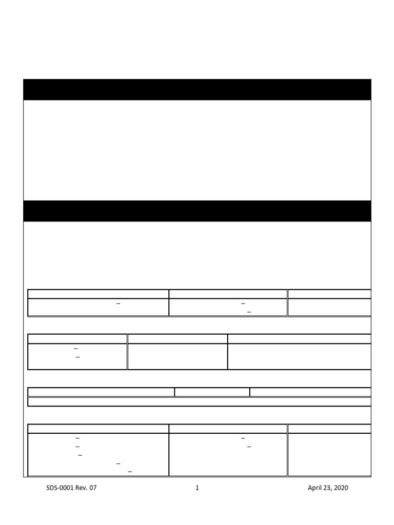Sds 01111 | PDF | Toxicity | Dangerous Goods