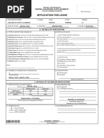 Leave Application Form for 2025 | PDF