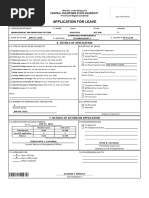 Leave Application Form for 2025 | PDF