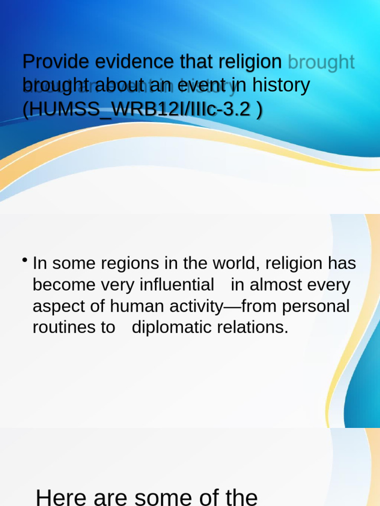 Positive and Negative Effects of Religion | PDF | Inquisition | Heresy