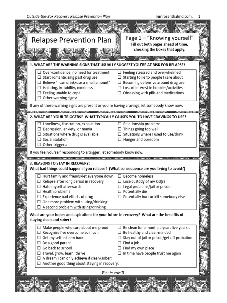OTB Addiction Relapse Prevention Guide | PDF | Relapse | Substance Abuse