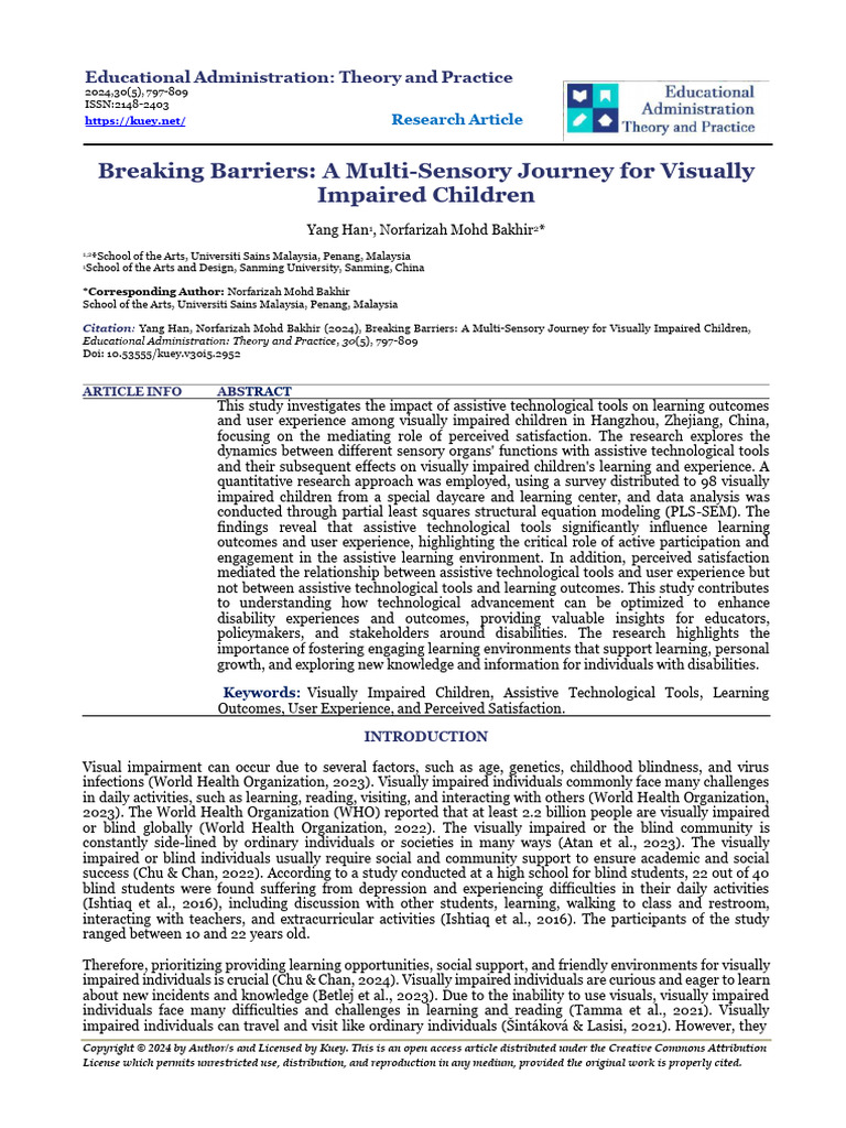 Yang Han Republish File 1 | PDF | Visual Impairment | Disability
