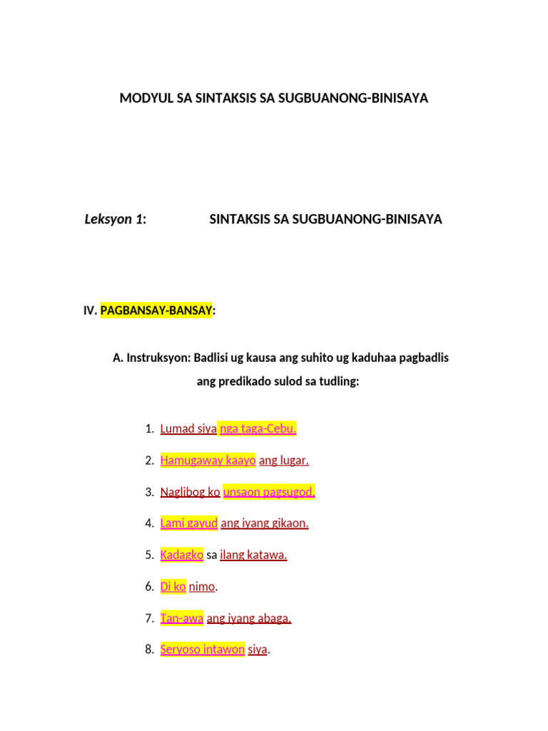 3 Sintaksis | PDF